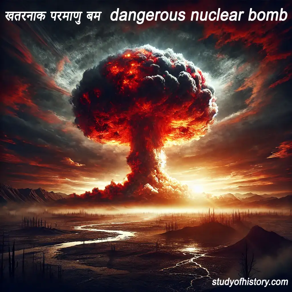 खतरनाक परमाणु बम dangerous nuclear bomb - Study Of History