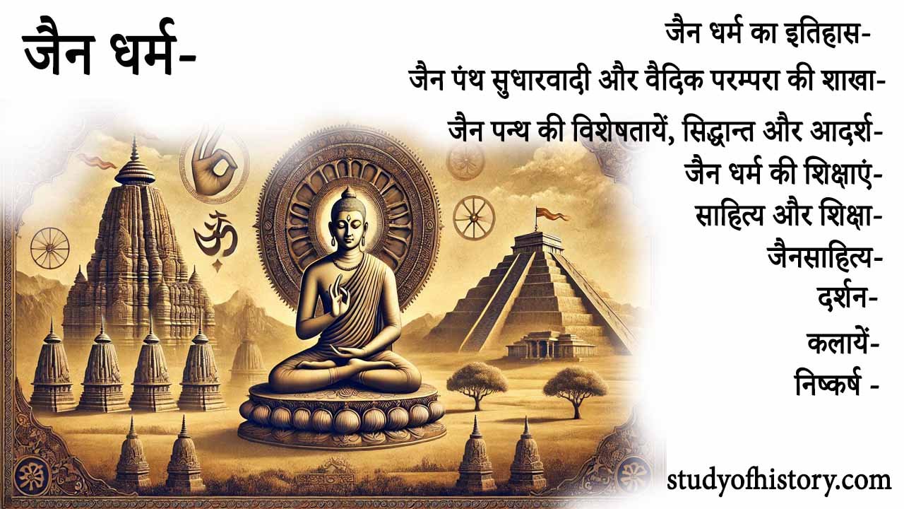 जैन धर्म का इतिहास History of Jainism - Study Of History